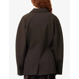 THE COUTURE CLUB Tailored Cinched Waist Woven Blazer