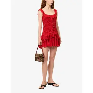 SIEDRES Gemma Ruched Jersey Mini Dress