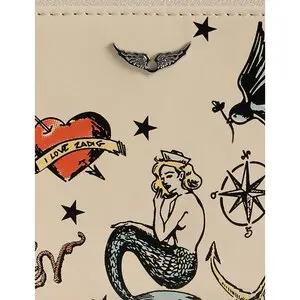 Zadig&Voltaire Mini Zv Tattoo Leather Purse