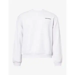 THE COUTURE CLUB Micro Copyright Logo-print Cotton Sweatshirt