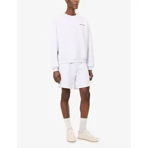 THE COUTURE CLUB Micro Copyright Logo-print Cotton Sweatshirt
