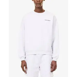 THE COUTURE CLUB Micro Copyright Logo-print Cotton Sweatshirt