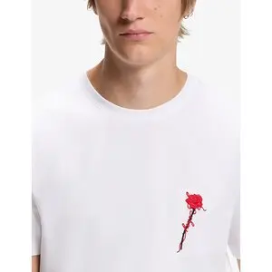 Hugo Branded Rose Cotton-jersey T-shirt