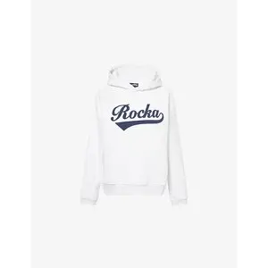 RU & ROCKA Cotton-blend Hoody With Logo Print
