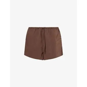 Dissh Cotton-blend Track Shorts - Choc