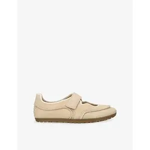 UGG Quill Mary Jane Suede Trainers - Beige