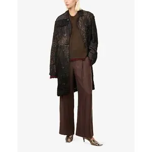 By Walid Embroidered Woven Coat