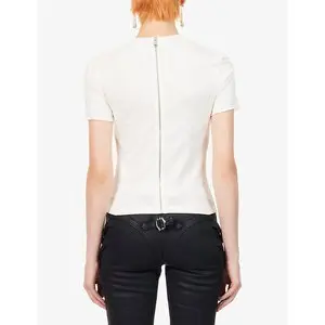 DILARA FINDIKOGLU Safety Pin Embellished T-shirt