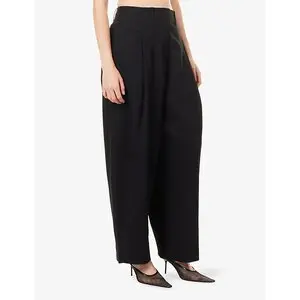 ME+EM Tailored Barrel-leg Woven Trousers