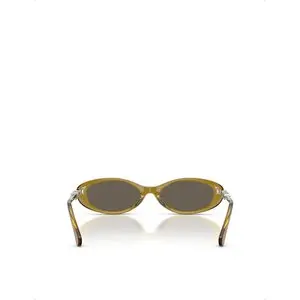 Chanel Oval-frame Acetate Sunglasses