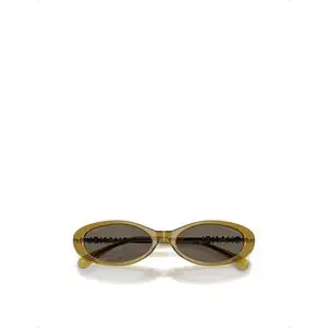 Chanel Oval-frame Acetate Sunglasses