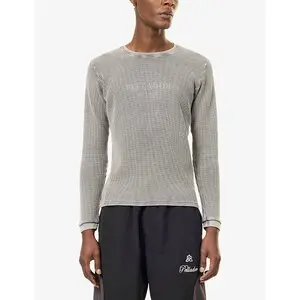 PELLADOR Waffle Crew-neck Knitted Jumper