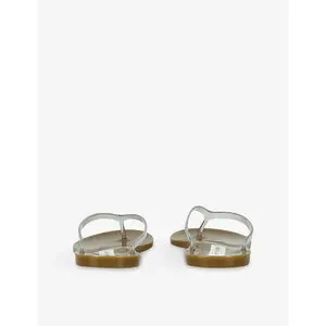 Christopher Esber Jo Pvc Flip Flops - Khaki