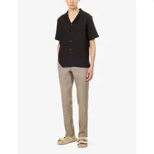 Orlebar Brown Griffon Tapered-leg Linen Trousers
