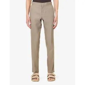 Orlebar Brown Griffon Tapered-leg Linen Trousers