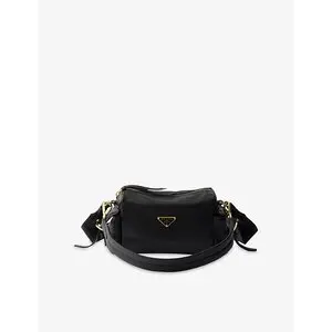 Prada Explore Leather Cross-body Bag - Black