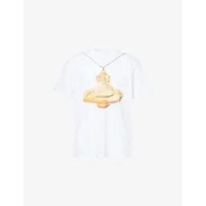 VIVIENNE WESTWOOD Gold Orb Classic Cotton-jersey T-shirt - White