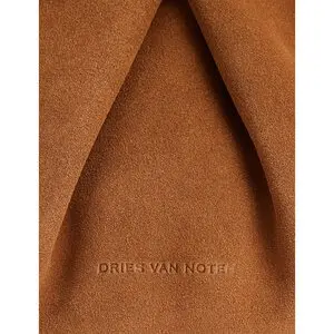 Dries Van Noten Suede Top-handle Bag - Tan
