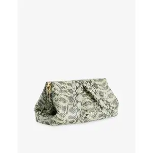 Dries Van Noten Snake-effect Small Pouch