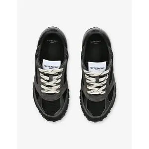Givenchy Suede And Mesh Lace-up Trainers