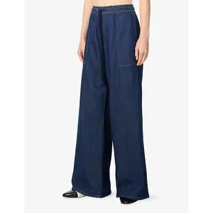 7 For All Mankind Utility Wide-leg Denim Trousers
