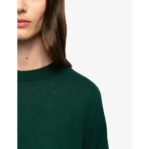 Zadig&Voltaire Swyna Logo-embroidered Jumper