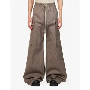 Rick Owens Cargobelas Flared Cotton Cargo Trousers