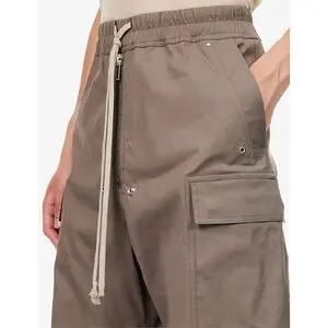 Rick Owens Cargobelas Flared Cotton Cargo Trousers