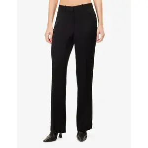 Theory Tailored Crepe Straight-leg Trousers