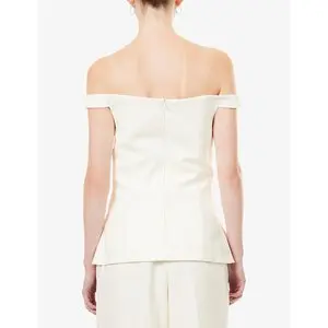 ROHE FRAMES Off-shoulder Sweetheart Top