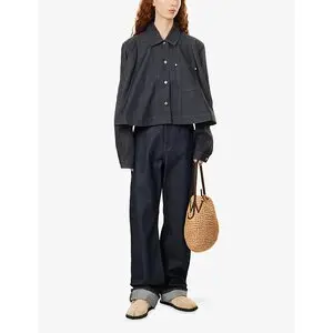 JW Anderson Flared Hem Denim Shirt