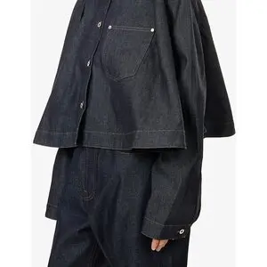 JW Anderson Flared Hem Denim Shirt