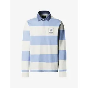 HACKETT Heritage H-stripe Cotton Rugby Shirt