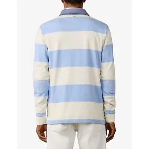 HACKETT Heritage H-stripe Cotton Rugby Shirt
