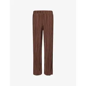 4TH & RECKLESS Plissé Woven Trousers