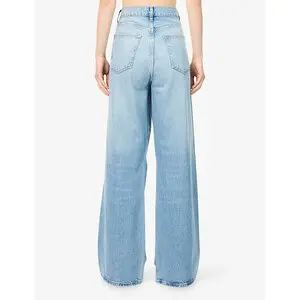 FRAME Crossover Loose-fit Wide-leg Jeans