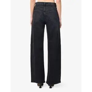Paige Arellia Skimmer Barrel-leg Denim Jeans
