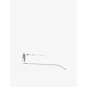 Prada Pr B15s Oval-frame Acetate Sunglasses