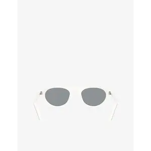 Prada Pr B15s Oval-frame Acetate Sunglasses