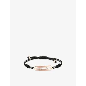 Messika Move Classique 18ct Gold And Diamond Cord Bracelet - Pink
