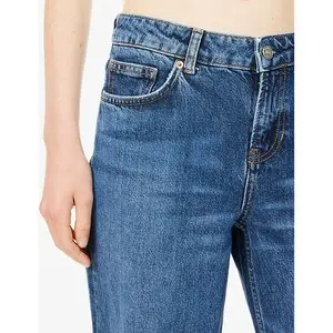REFORMATION Charlee Straight-leg Denim Jeans