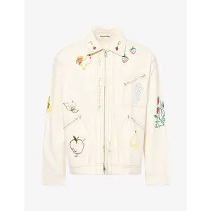 STORY MFG. Embroidered Denim Jacket - Folk