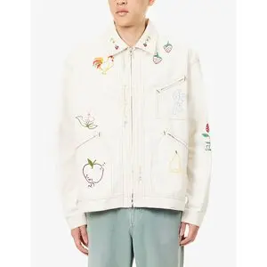 STORY MFG. Embroidered Denim Jacket