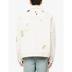 STORY MFG. Embroidered Denim Jacket