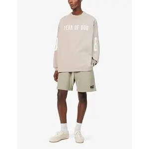 Fear Of God Merch Long-sleeve Cotton T-shirt - Seal