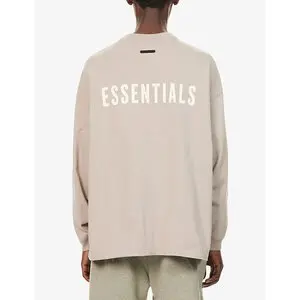 Fear Of God Merch Long-sleeve Cotton T-shirt - Seal