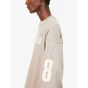 Fear Of God Merch Long-sleeve Cotton T-shirt - Seal