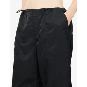 REFORMATION Arlette Cropped Woven Trousers