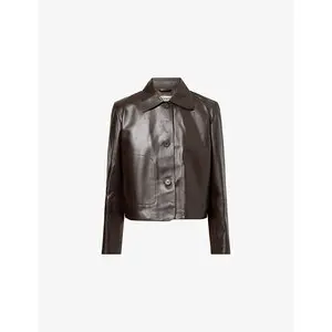 ARMA Regular-fit Leather Jacket - Coffee Bean