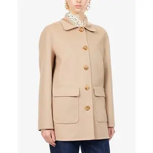 Valentino Garavani Logo-embellished Single-breasted Virgin Wool And Cashmere-blend Jacket